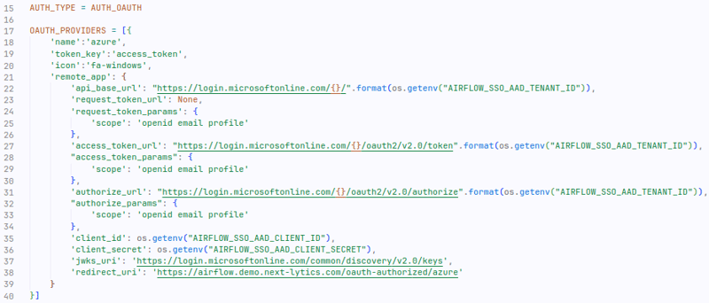 Implementing Single Sign On (SSO) Authentication in Apache Airflow
